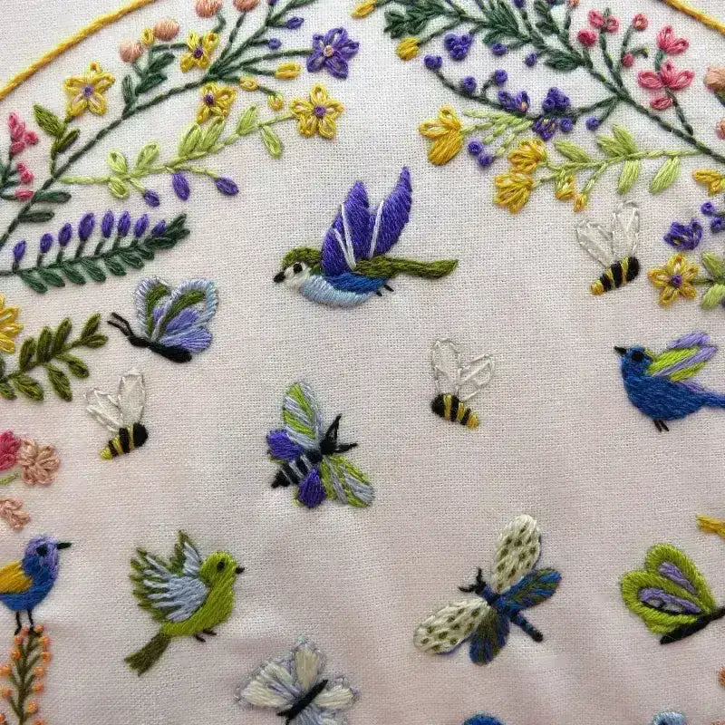 Pollinator Party Hand Embroidery Kit – StitchDoodles