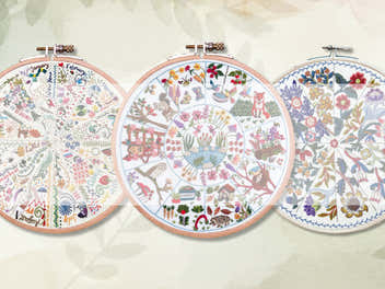StitchDoodles. Beautiful Modern Hand Embroidery Patterns, Kits