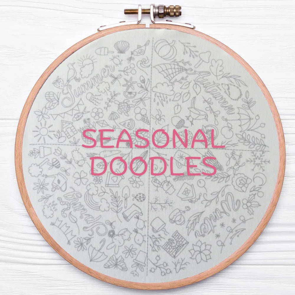 Seasonal Doodles Pre Printed Fabric – StitchDoodles