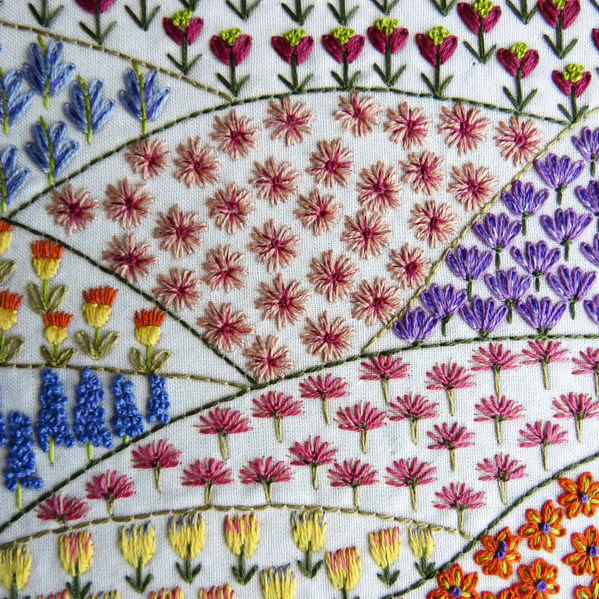 Printed Hand Embroidery Fabric Patterns – StitchDoodles