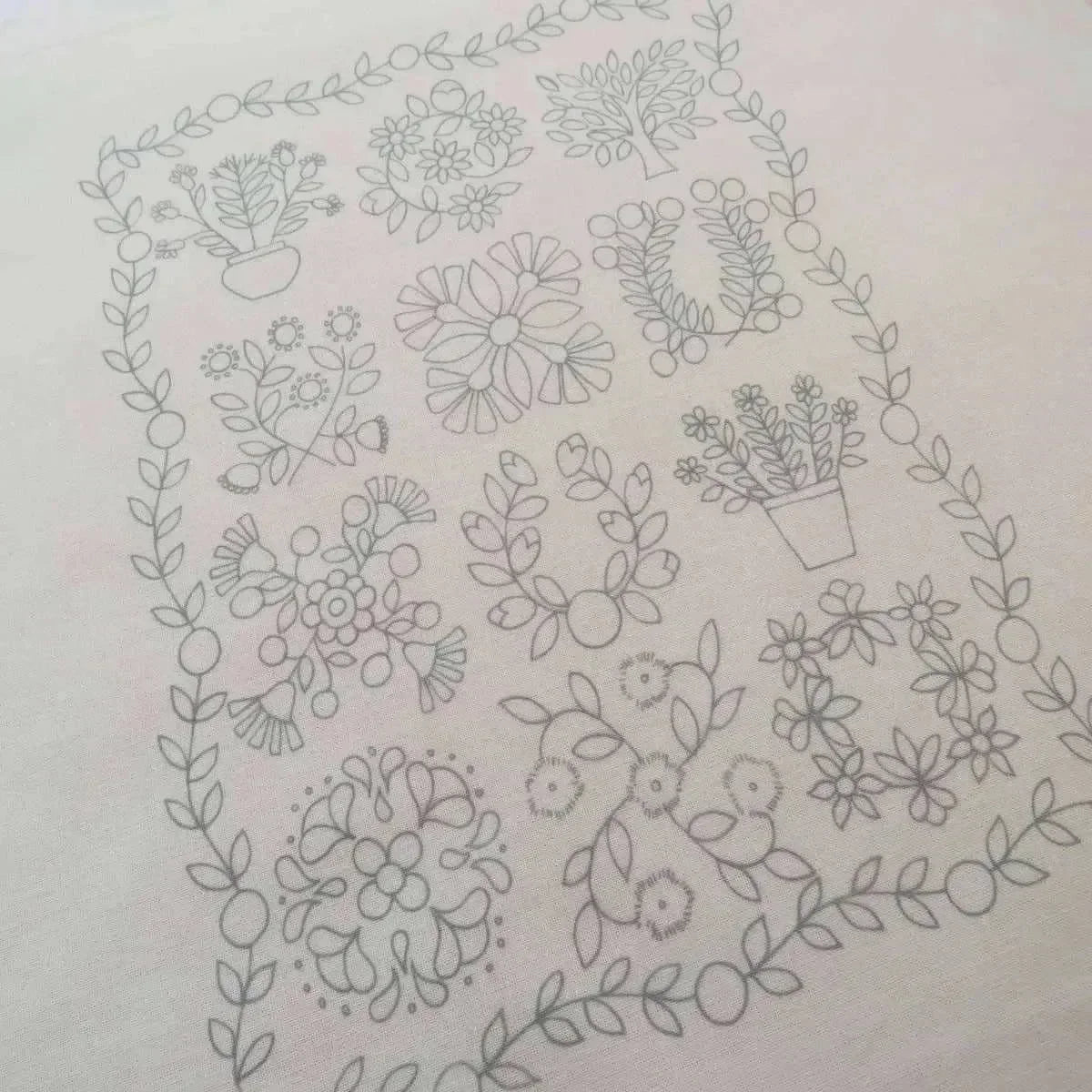 Baltimore Stitchery, Pre Printed Embroidery Fabric Pattern – StitchDoodles