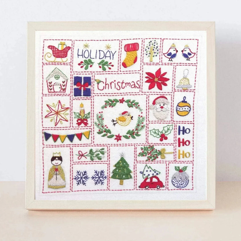 Christmas Advent Calendar Hand Embroidery Pattern – StitchDoodles