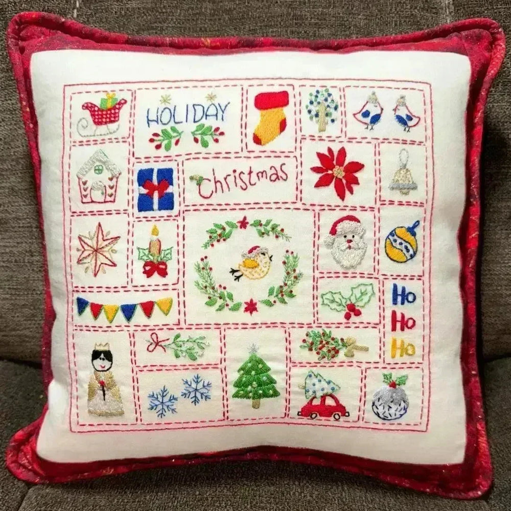 Christmas Advent Calendar Hand Embroidery PDF Pattern – StitchDoodles