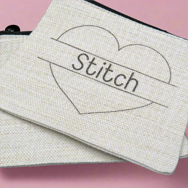 Linen 'Stitch' pouch for hand embroidery – StitchDoodles