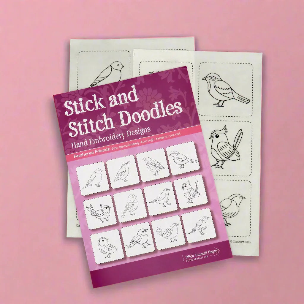 StitchDoodles. Beautiful Modern Hand Embroidery Patterns, Kits