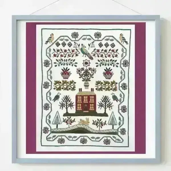 WinterBerry Cottage PDF Pattern – StitchDoodles